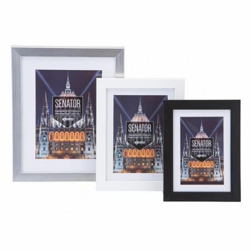 Senator Series of frames (various sizes available) Black / White